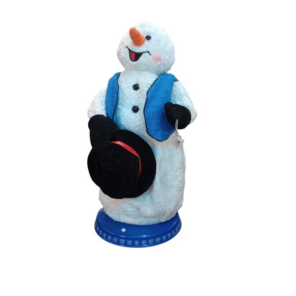 Holiday | Gemmy Spinning Snowflake Swinging Musical Snow Miser Snowman ...